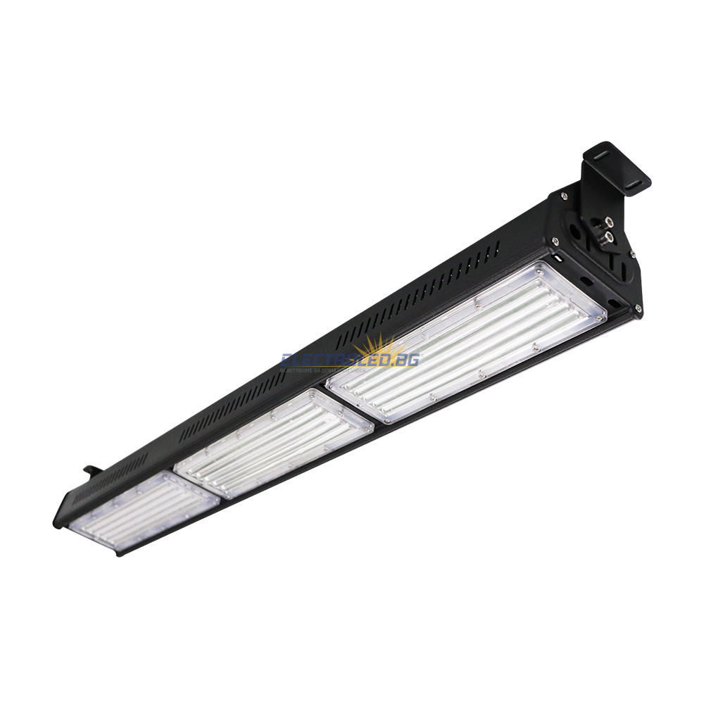 SKU 56041 200W LED Линеен Индустриален Осветител Черно Тяло 6400К с ...